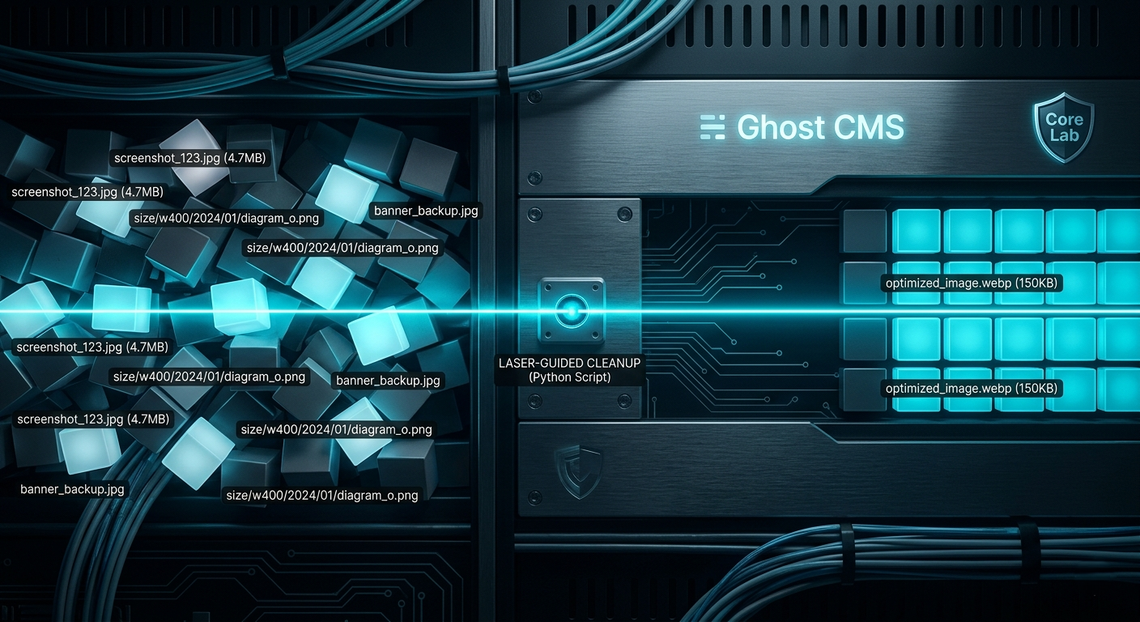 Surgically Prune Unused Images in Ghost CMS (2026 Guide)